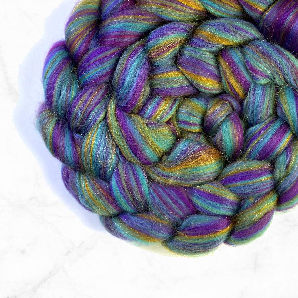 Aurora Sparkle - Superfine Merino + Stellina – Fibre Arts Shed